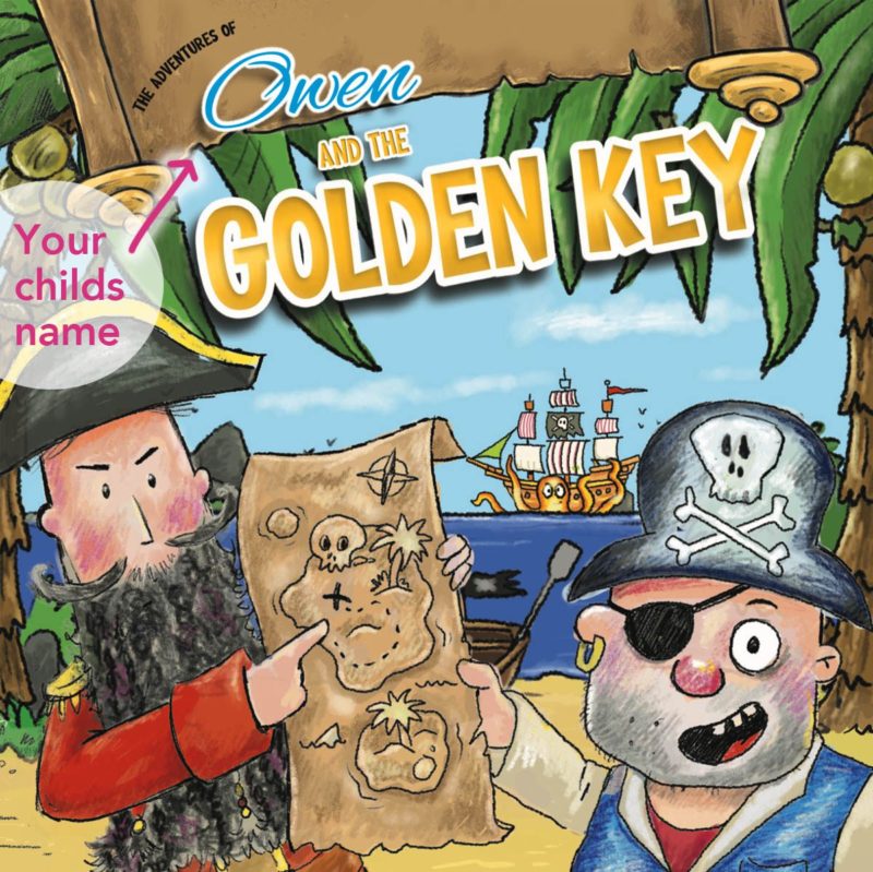 The Golden Key, Personalised Pirate Book – Bang On Books