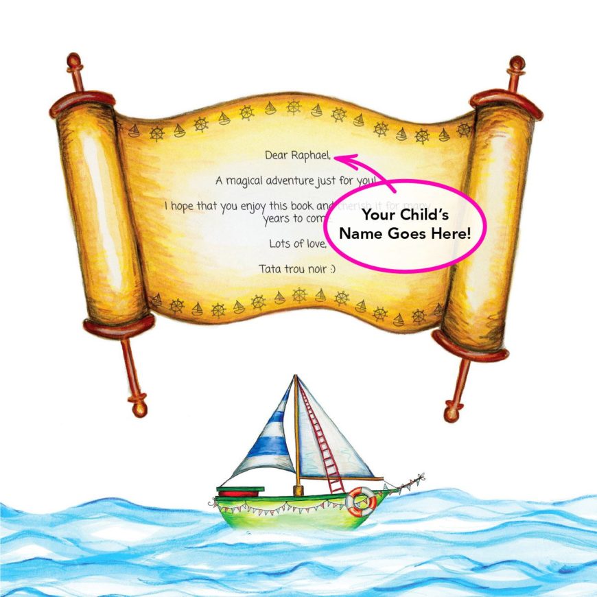 The Golden Key, Personalised Pirate Book – Bang On Books